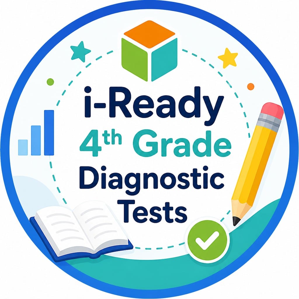 i-Ready 4th Grade Diagnostic Tests - Books, Notes, Tests 2026-2027 Syllabus