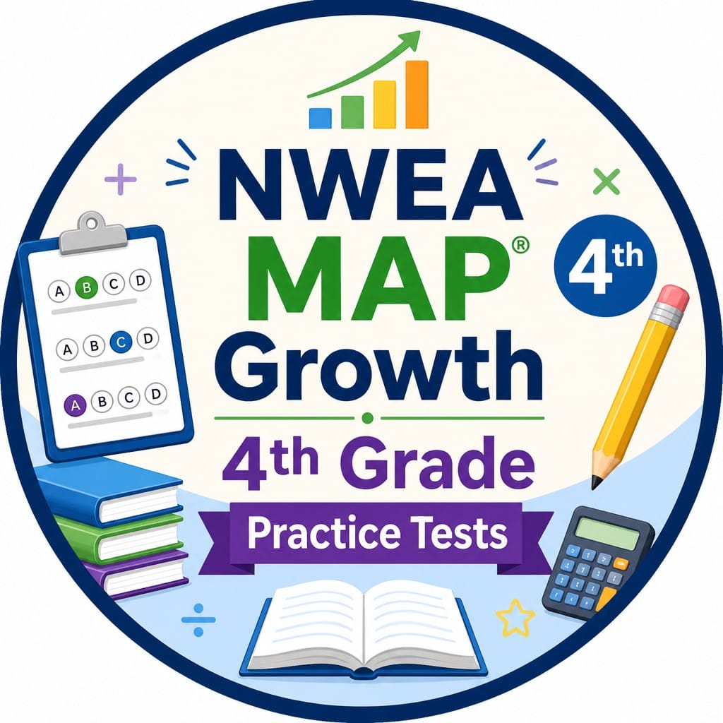 NWEA MAP Growth 4th Grade Practice Tests - Books, Notes, Tests 2026 ...