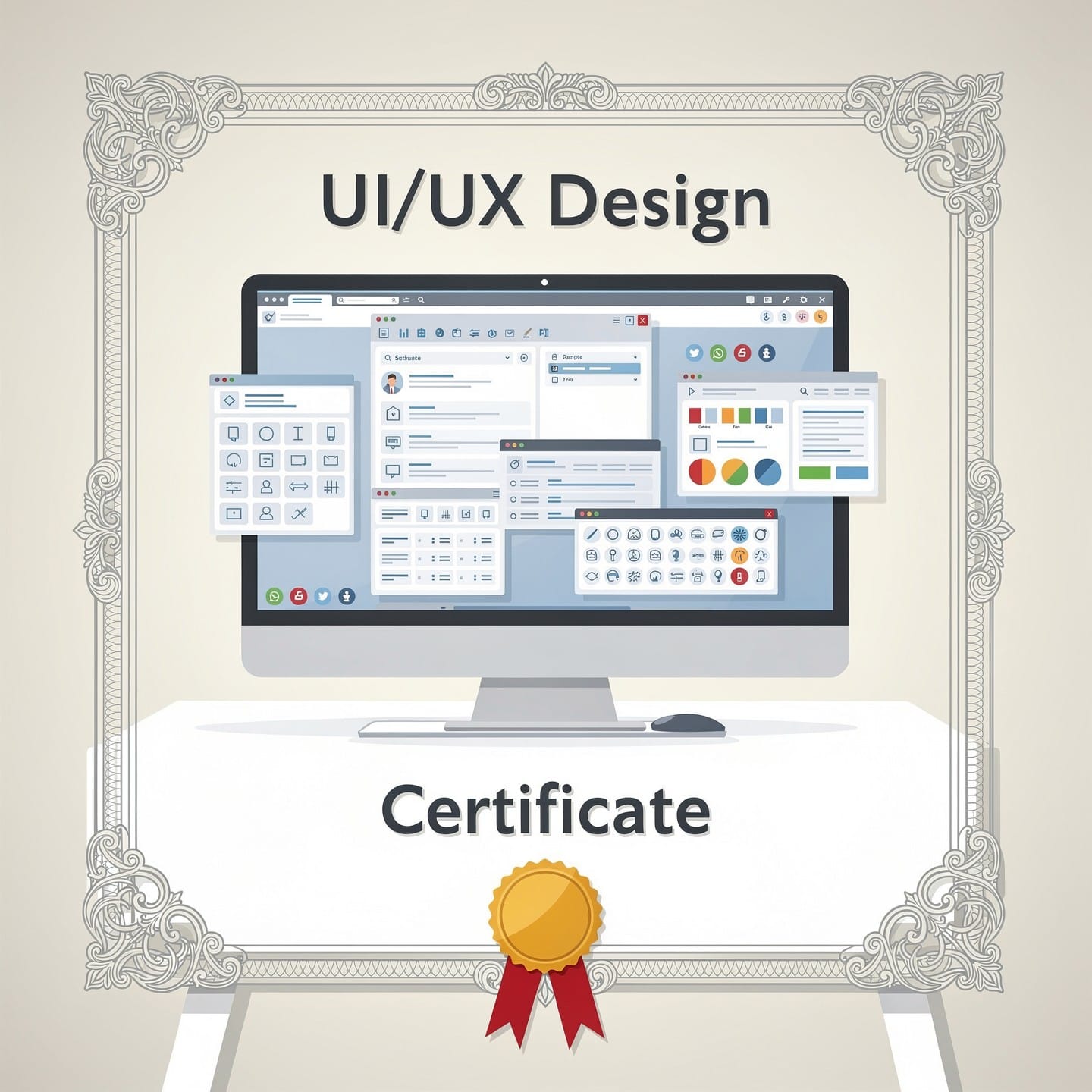 UI/UX Design Course with Certificate - Books, Notes, Tests 2025-2026 ...
