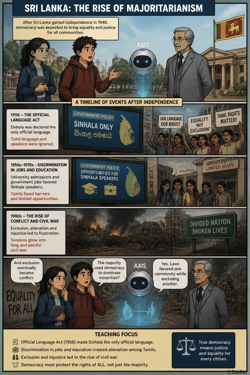 Visual Story Power Sharing - Social Studies (SST) Class 10