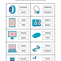 Printable Worksheet: Computer Activity Time - 1 - GK for UKG PDF Download