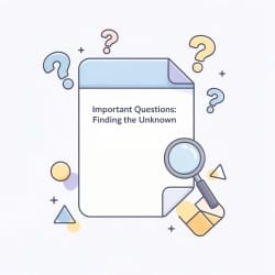 Important Questions Finding the Unknown - (Ganita Prakash) Class 7 - New