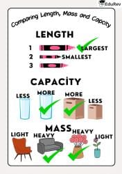 Printable Poster : Comparing Length, Capacity and Mass - Mathematics ...