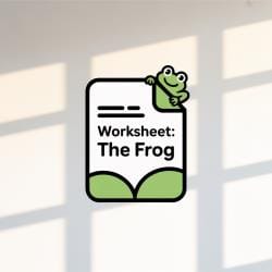 The Frog Worksheet - Class 5 English Santoor | FREE DOWNLOAD