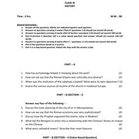 CBSE Class 11 History Sample Paper SA2 2015 (4) - History for Grade 11 ...