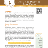 NCERT Textbook: From the Diary of Anne Frank - English Class 10 PDF ...