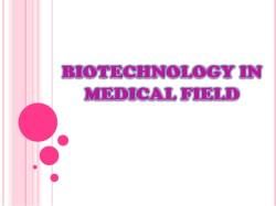 Biotechnology In Medical Science : Future and Scopes - NEET PDF Download