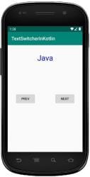 TextSwitcher in Kotlin - Software Development PDF Download