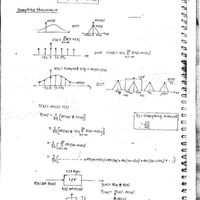 Handwritten Notes: Sampling Theorem - Signals and Systems - Electronics ...