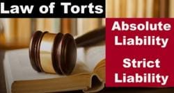 Doctrine of Strict Liability and Absolute Liability - CLAT PDF Download