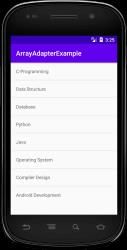 ArrayAdapter in Android with Example - Software Development PDF Download