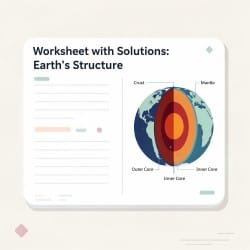 Worksheet with Solutions: Earth’s Structure - Geography Class 9 ICSE ...