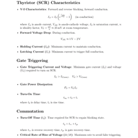 Formula Sheets: Thyristors - Power Electronics - Electrical Engineering ...