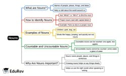 Mind Map: Nouns - Class 1 PDF Download
