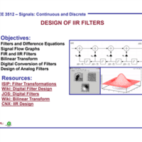 PPT - IIR Filter Design - Signals and Systems - Electronics and ...
