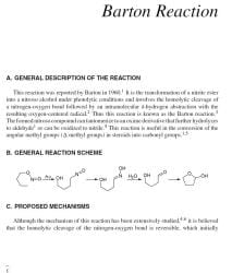 Barton Reaction - Competitive Examinations PDF Download