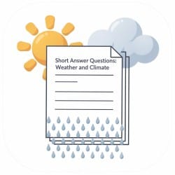 Weather And Climate Important Question Answer - Class 5 Social Studies ...
