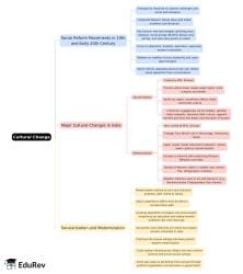 Mind Map: Cultural Change - Humanities/Arts PDF Download