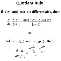 The Quotient Rule Chapter Notes - Calculus AB - Grade 9 PDF Download