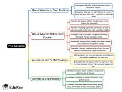 Mind Map: The Adverbs - Class 7 PDF Download