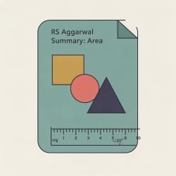 RS Aggarwal Summary: Volume and Surface Area - SSC CGL PDF Download