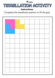 Tessellation Important Questions - Class 5 Maths PDF Download