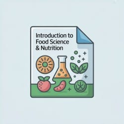 Introduction to Food Science and Nutrition - Crash Course for UGC NET ...