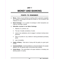 Important Questions : Money and Banking - Class 12 PDF Download