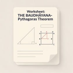 THE BAUDHĀYANA- Pythagoras Theorem Important Questions - Class 8 Maths