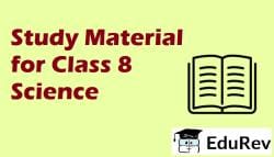 CBSE Study Materials for Class 8 Science PDF Download