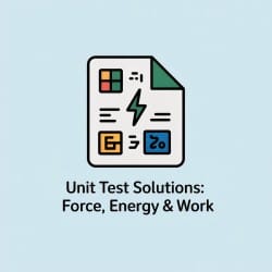 Force, Energy and Work Sample Paper - Class 4 Science PDF Download