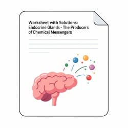Endocrine Glands - The Producers of Chemical Messengers Worksheet ...