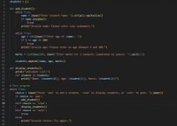 Project Solutions: Student Management System P5 - Basics of Python - Software Development PDF ...