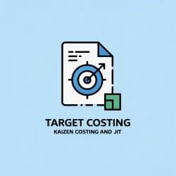 Target costing Kaizen costing and JIT - Crash Course for UGC NET Management