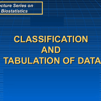 Classification and Tabulation PDF Download