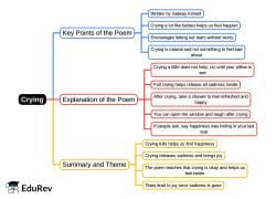 Mind Map: Crying - Class 5 PDF Download