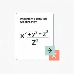 Important Formulas: Algebra Play - Mathematics (Maths) Class 8 PDF Download
