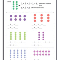 Visual Worksheet: Introduction to Multiplication - Mathematics for ...