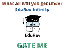 What all will you get under EduRev Infinity Package for GATE M.E. PDF ...