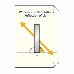 Reflection Of Light Worksheet - Class 9 Physics ICSE PDF Download