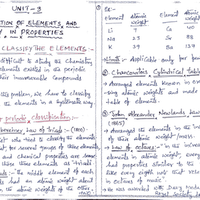 Periodic Classification of Elements -- Handwritten Notes - JEE PDF Download