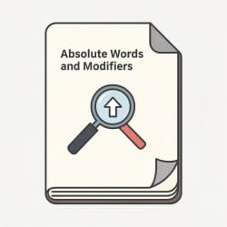 Absolute words and Modifiers - English for ACT PDF Download