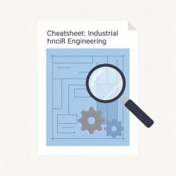 Cheatsheet Industrial Engineering - Industrial Engineering - Mechanical