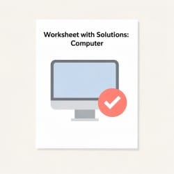 Worksheet with Solutions: Computer - Computer Studies Class 2 ICSE PDF ...