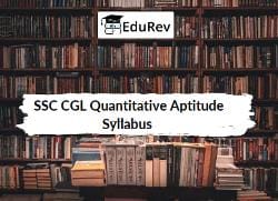 SSC CGL Quantitative Aptitude Syllabus PDF Download