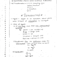 Handwritten Notes: Introduction to Signals and Systems - Signals and ...