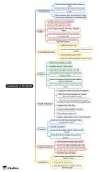 Mind Map: Continents of the World - Class 1 PDF Download