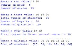 Taking multiple inputs from user in Python - Class 9 PDF Download