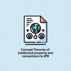 Concept Theories of Intellectual Property and Conventions to IPR - Law
