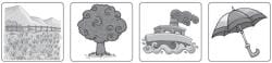 Worksheet: Rain/Storm in the Garden - 1 - Class 2 PDF Download